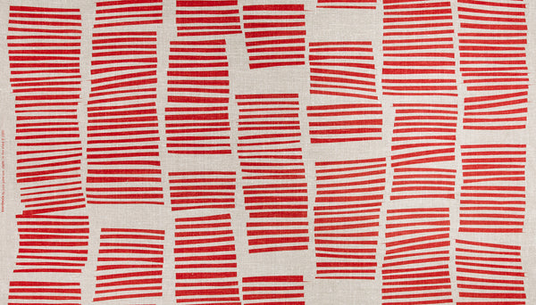 Boardwalk Red Rust #37 - heavyweight linen on the roll – ClothFabricShop